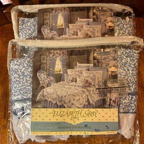 Elizabeth Gray | Bedding | Vintage Elizabeth Gray Ansley Park European ...